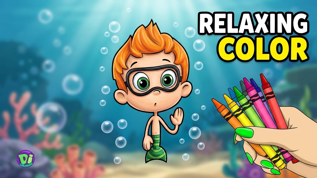BUBBLE GUPPIES Nonny | Coloring Pages