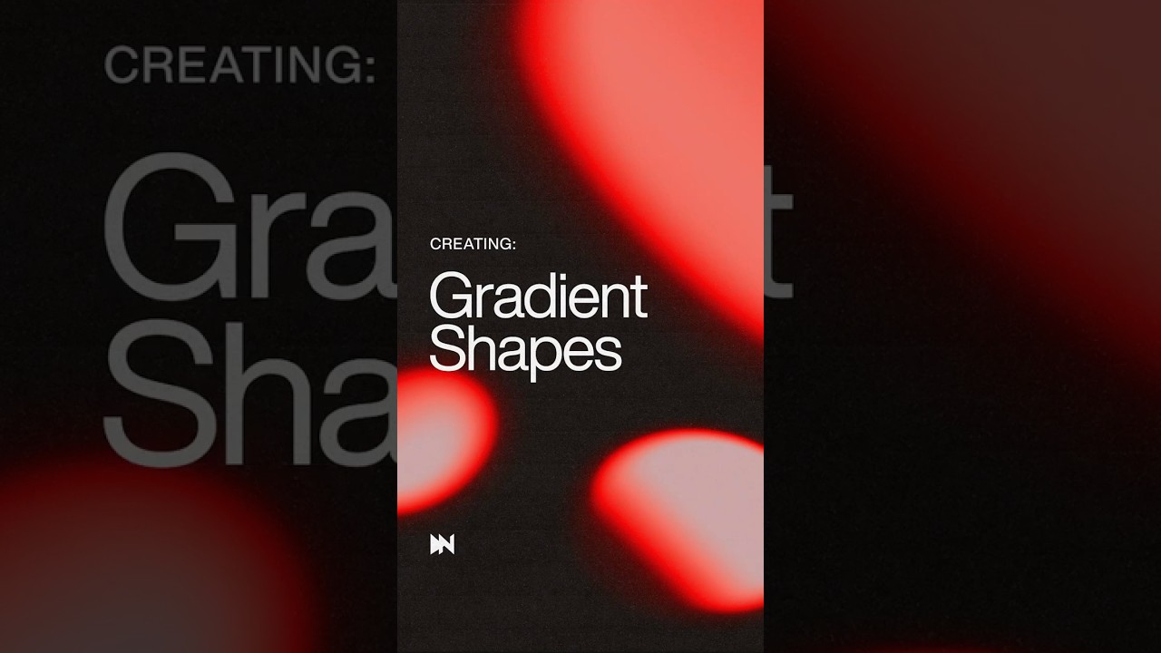 Easily Create Gradient Shapes  #logo #graphicdesignmagic #adobephotoshop #illustrator