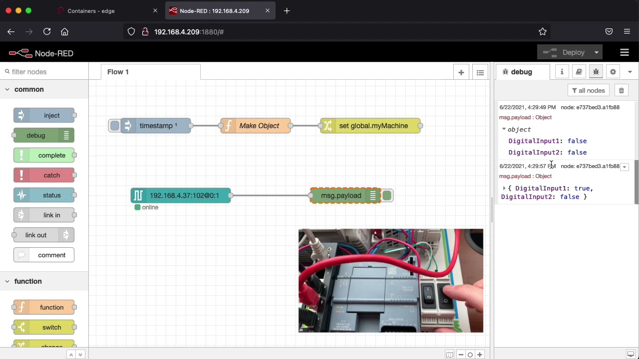 Node-RED Simple Gateway Application Tutorial - Part 1