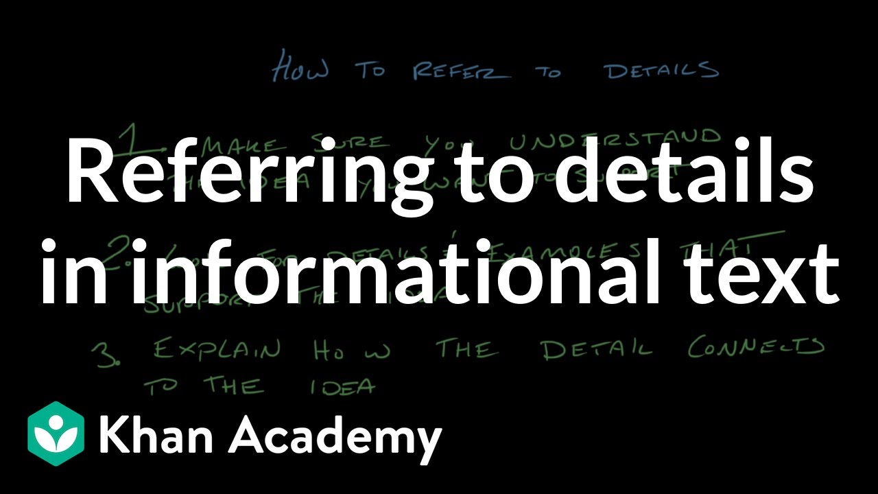 How to Use Text Evidence to Prove Your Point • Video • Lenny Learning