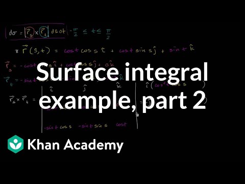 Surface integral example part 2 (video) | Khan Academy