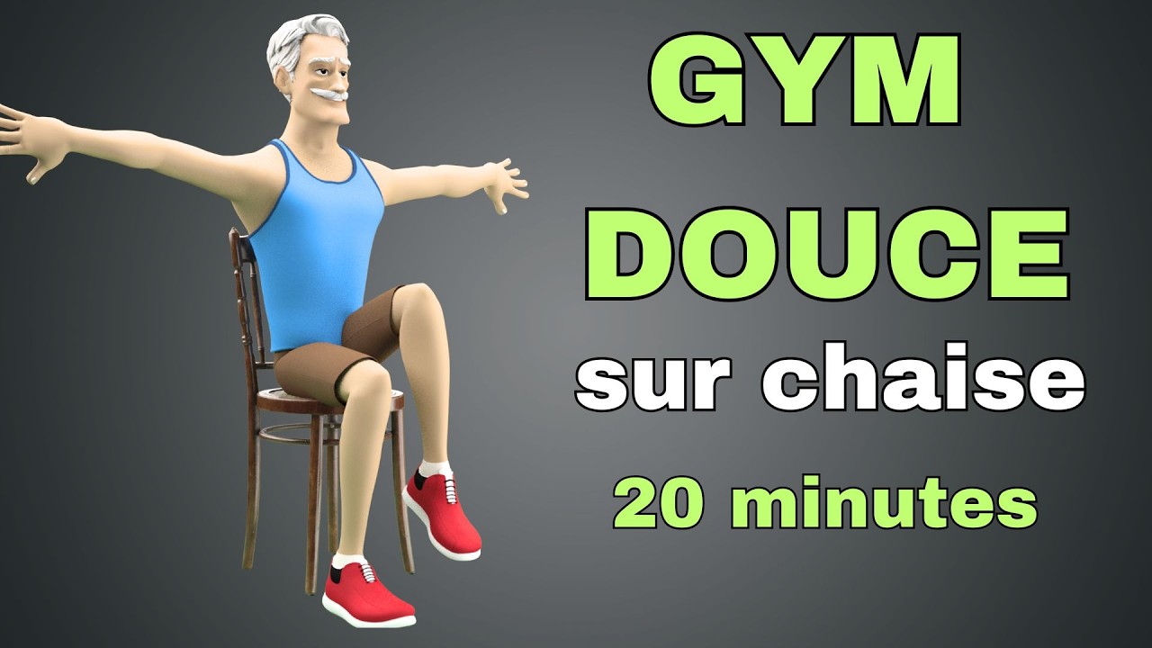 Gym DOUCE sur chaise seniors  - 20 minutes  🪑🪑🪑