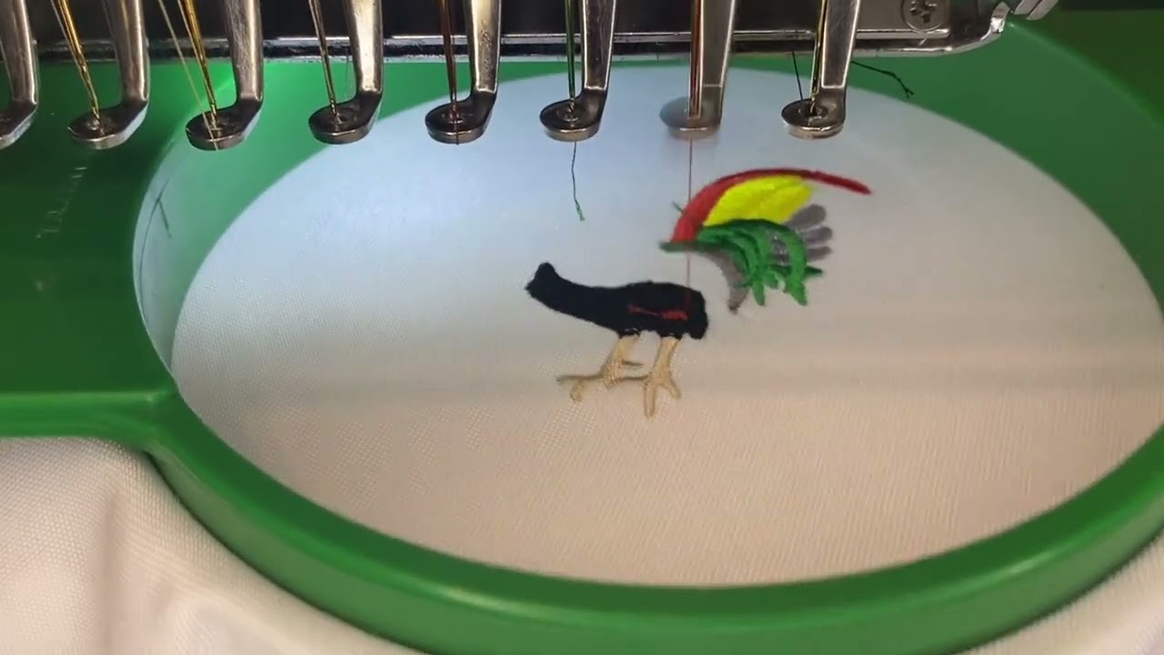 We Embroidered A Rooster
