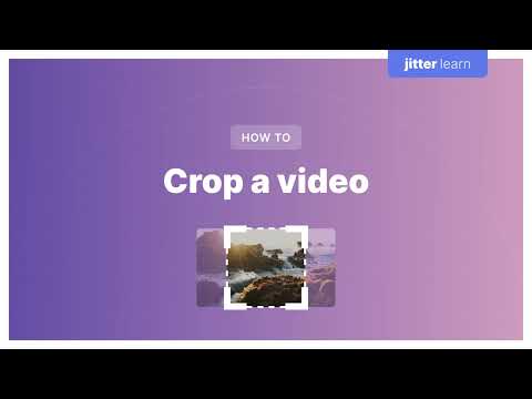 How to crop a video