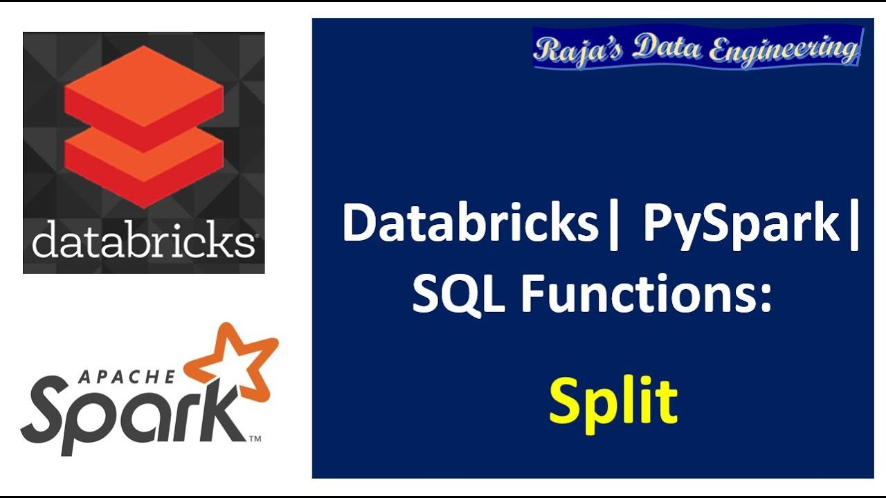 39. Databricks | Spark | Pyspark Functions| Split