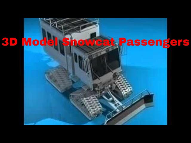 Snowcat passengers 3D Model - FlatPyramid