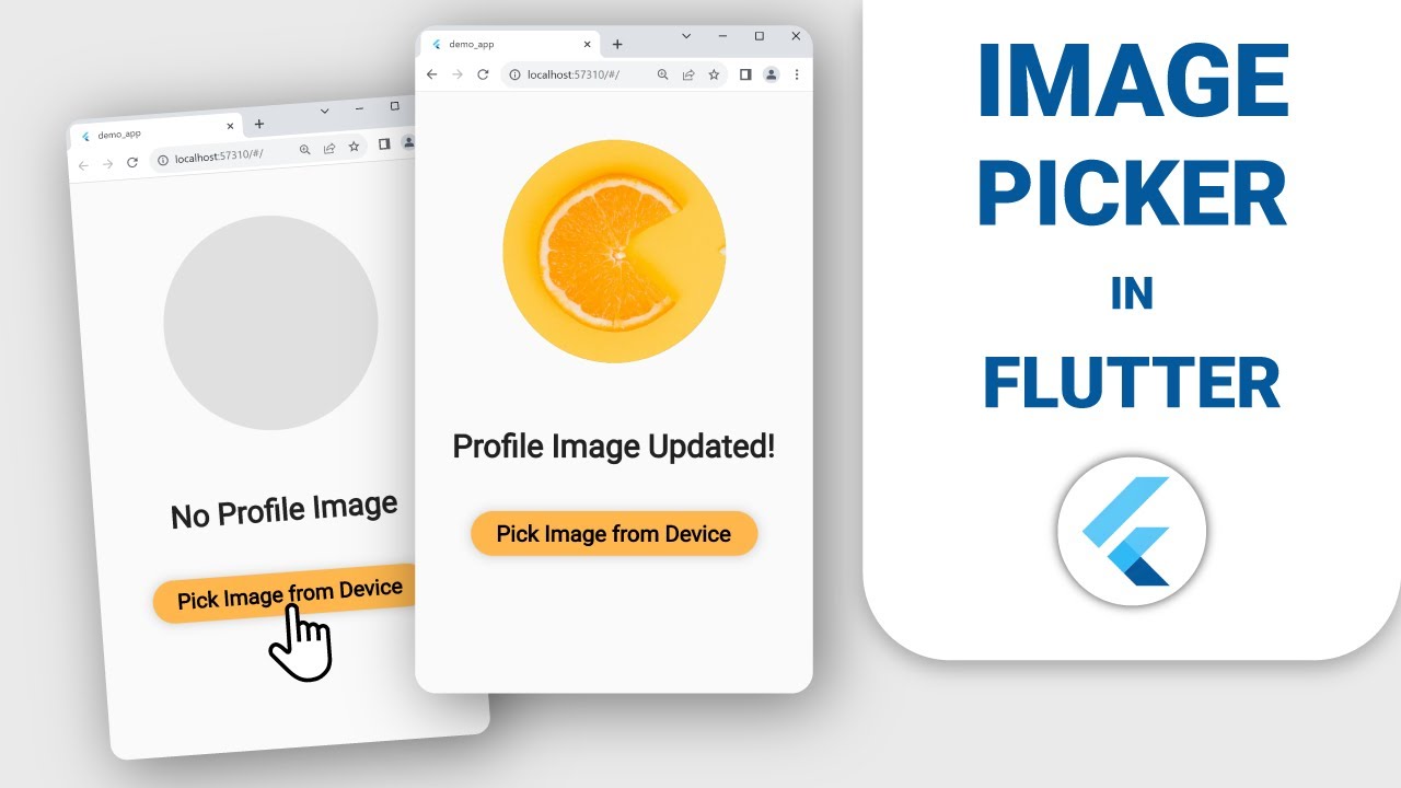📱💻 Pick Images from Device Storage using Image Picker package in Flutter.