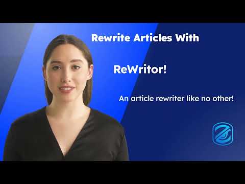 Rewrite Content with ReWritor Tool