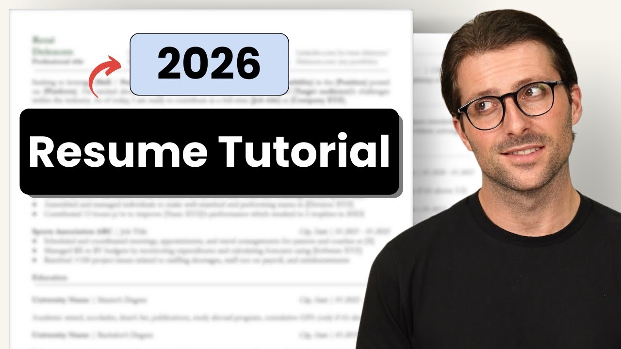 How To Write a Resume in 2026 (Free Resume Template)