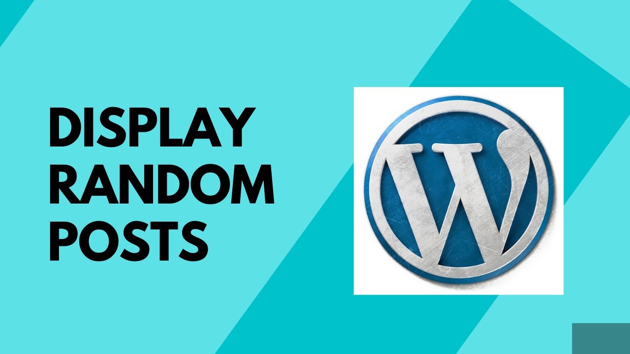 How To Display Random Posts In A WordPress Sidebar