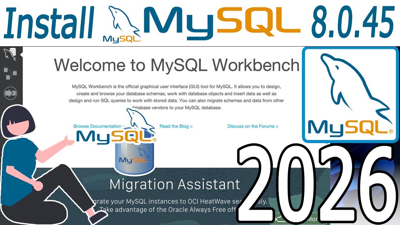 How to install MySQL 8.0.45 Server and Workbench latest version on Windows 10/11 [ 2026 Update ]