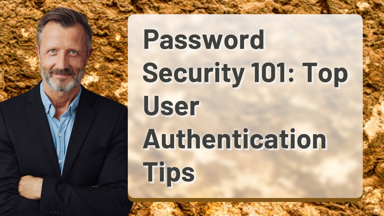 Password Security 101: Top User Authentication Tips