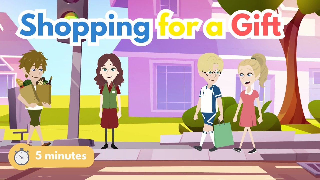 5-Minute English Conversation Practice: Shopping for a Birthday Gift
