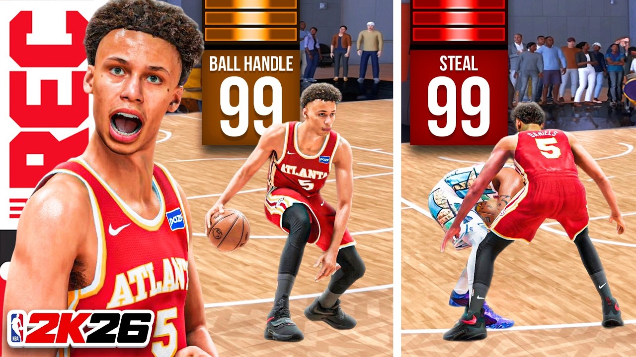 99 PERIMETER + 90 SPEED POINT GUARD LOCKDOWN DEFENDER is UNSTOPPABLE in RANDOM REC (NBA 2K26)