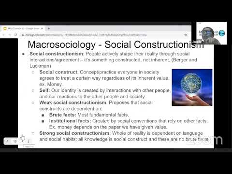 MCAT Sociology Demographic and Macro Lens - Topic 1/2: Macro and Micro Lens