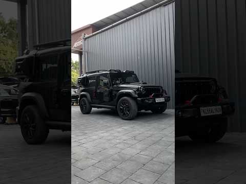 Bonnet Scoop Installed In Mahindra Thar Roxx @adonzautomotive #mahindrathar #offroad #tharrox