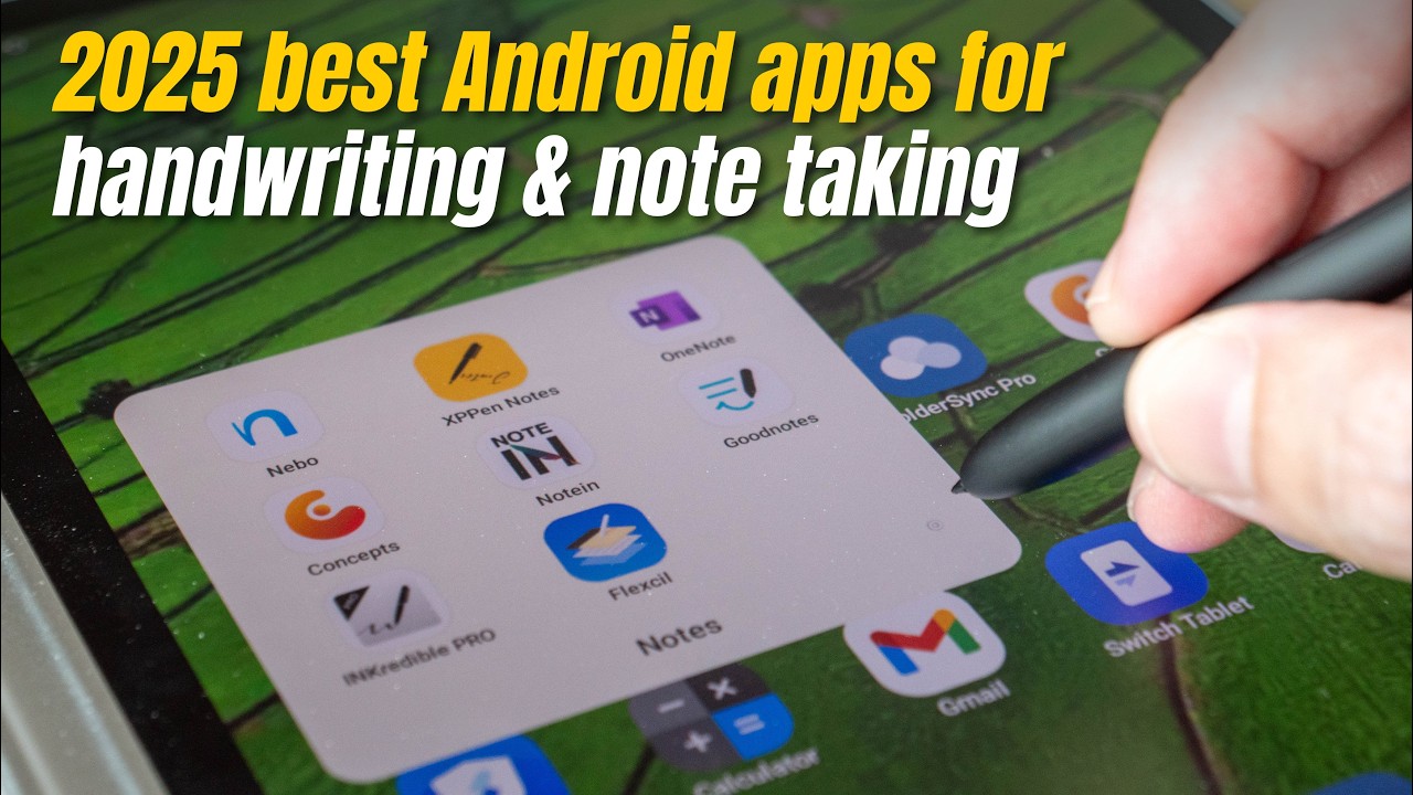 Best handwriting & note taking Android apps (2025 update)