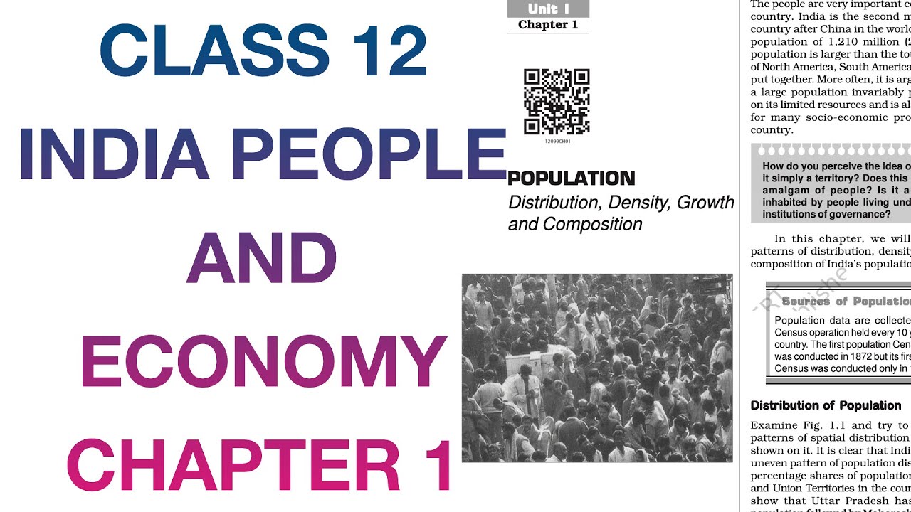 Reading NCERT 12 India People and economy Chapter 1: Population|Useful for board exams, UPSC CSE etc