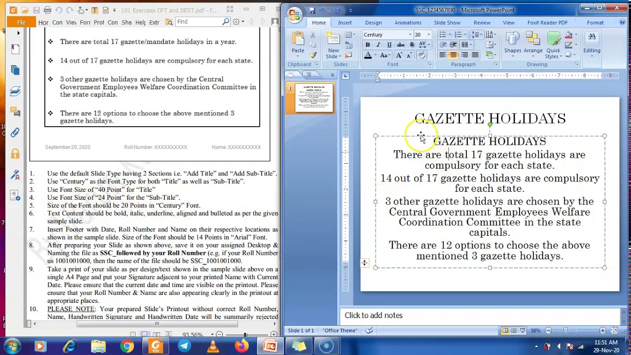 SSC CPT Powerpoint Exercise 1 (PDF Ex 79)