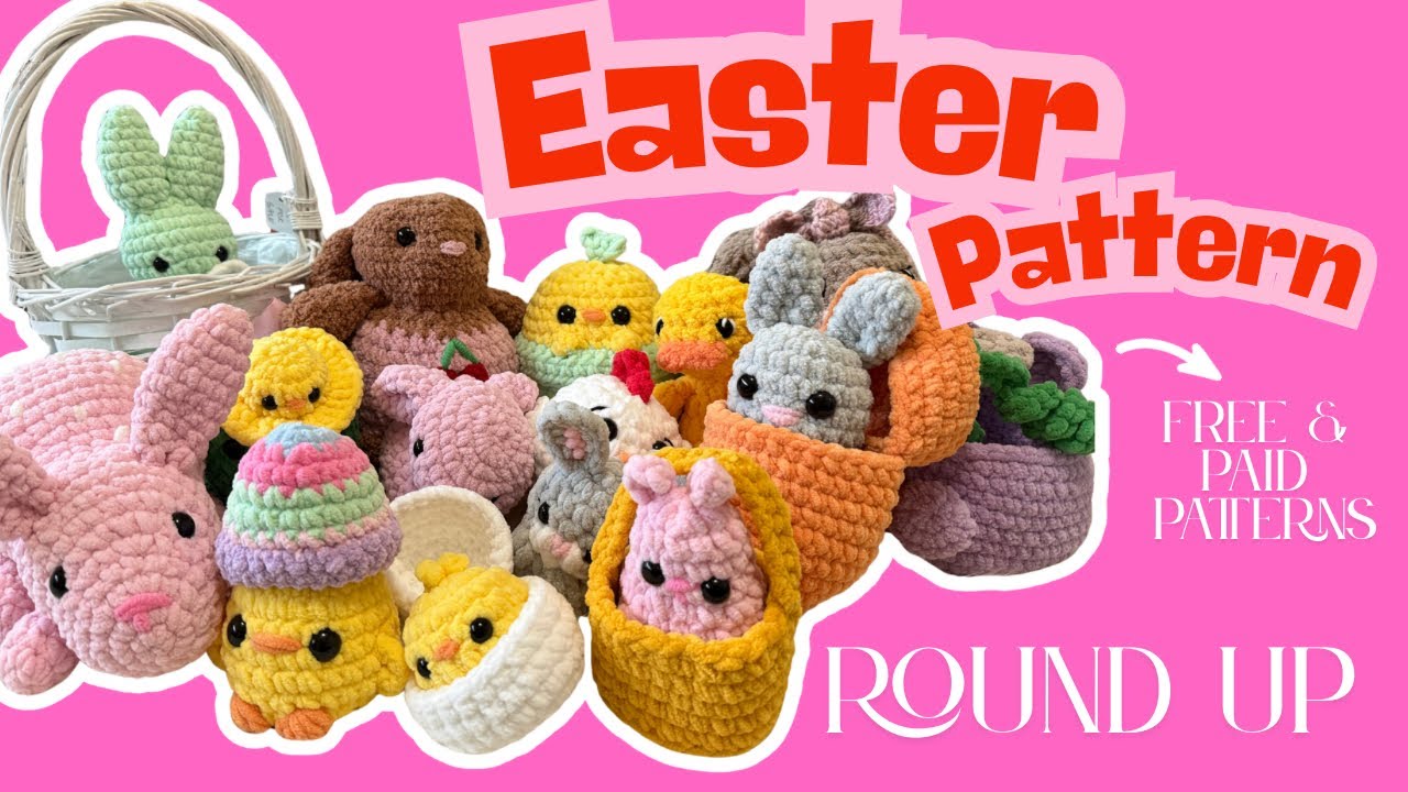 🐰🐣🤍 E a s t e r  Crochet Pattern Round up | Free and Paid patterns #crochetpatterns 