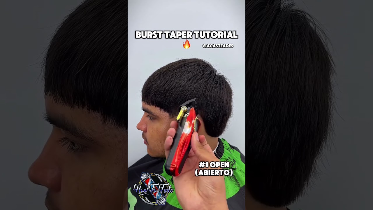 Burst Taper Tutorial For Beginner Barbers 💈 Explained In Under 20 Seconds!!