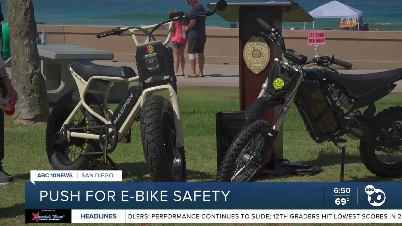 Local law enforcement stress e-bike safety and what's not street legal to ride