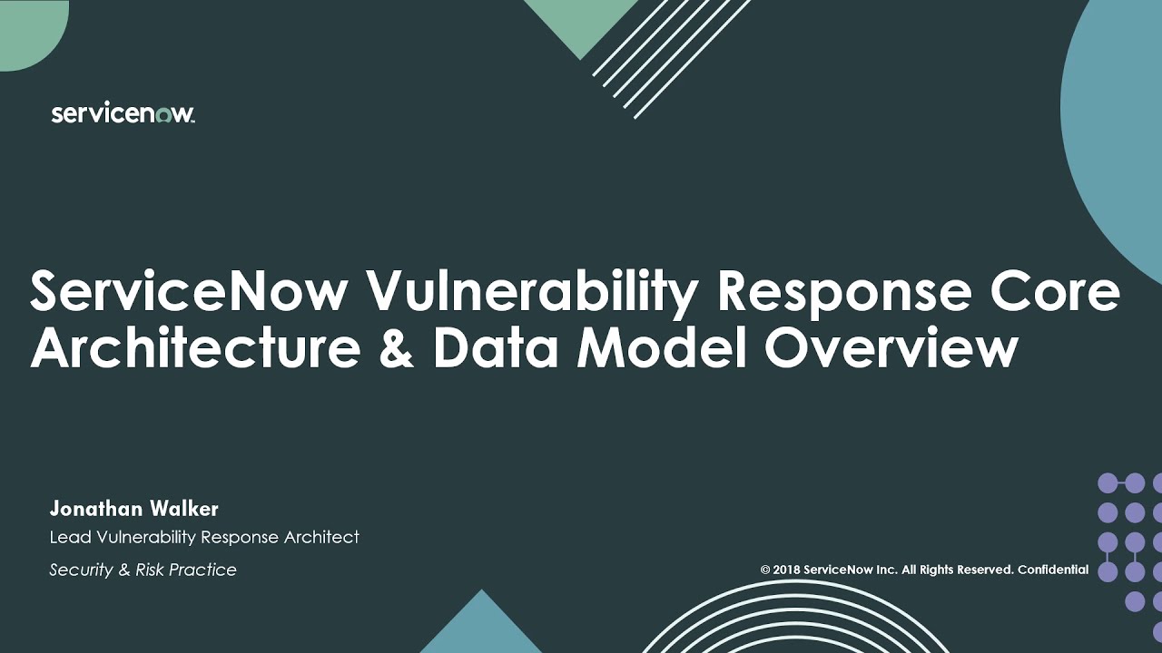 TechByte - Vulnerability Response Architecture & Data Model Overview
