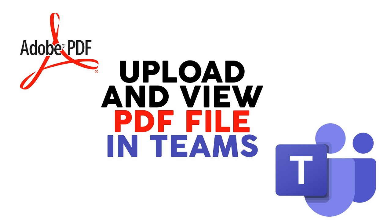 How to Upload & Share PDF Files in Microsoft Teams
