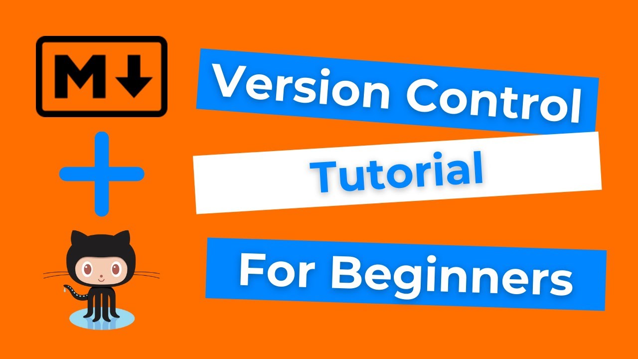 Markdown & Version control tutorial for beginners using VS Code & GitHub for desktop