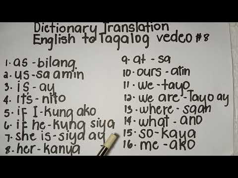 Ayvie vlog's, #1 ENGLISH TAGALOG DICTIONARY TRANSLATION. AS, US, AT, IT'S AT IBA PA.
