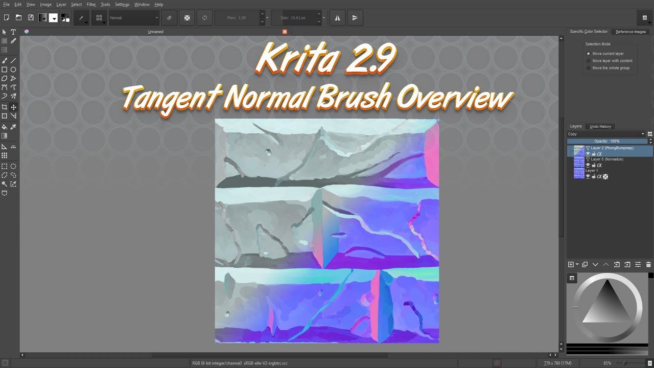 Texture Normal Map Brush - how do I add color and custom stroke ...
