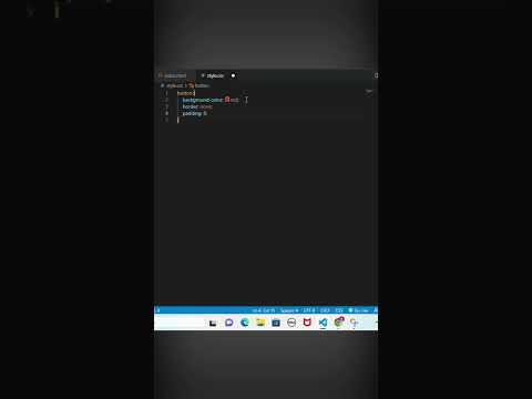 How To Style SUBSCRIBE Button in HTML CSS | VS Code | Code Learnify Squad |