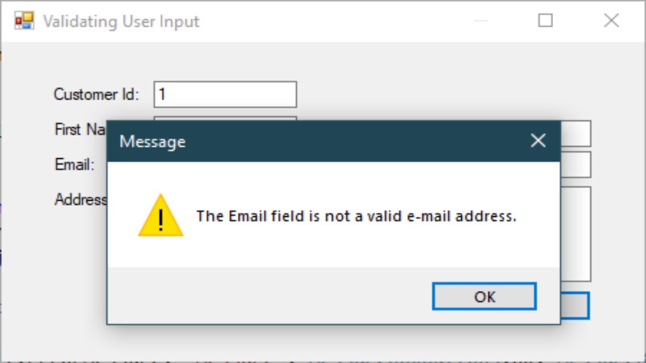 C# Tutorial - TextBox Validation in C# Windows Application | FoxLearn