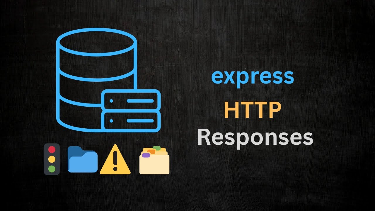 Express.js Response Methods Explained | res.send, res.json, sendFile, status & static files