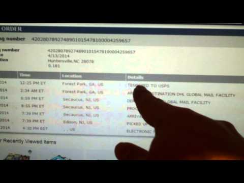 Strange tracking info in DHL Global Mail (Newegg EggSaver)