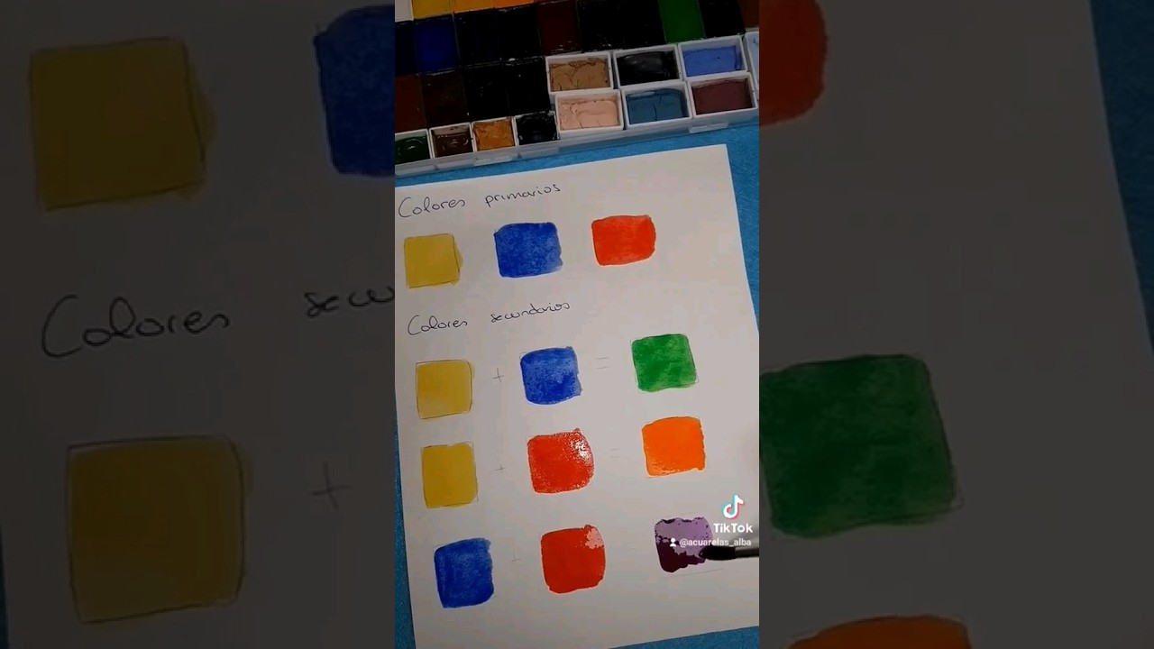 Teoria del color 🎨 Colores primarios y secundarios