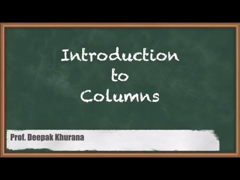 Introduction To Columns Explained - GATE Strength Of Materials Crucial ...