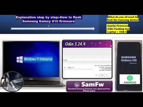 How to flash stock ROM on Samsung Galaxy S10 Android 12 | Instruction step by step #s10 #flash