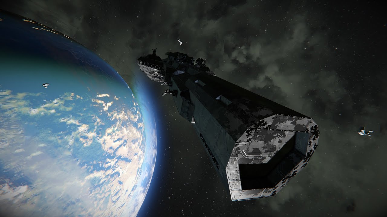 Space Engineers - Finishing the Manticore...... Finally!!! Large ship evolution.