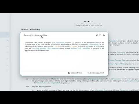 ISDA MyLibrary - FX Definitions 2022