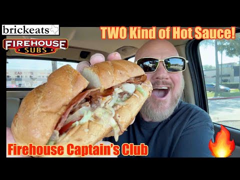 Firehouse Subs NEW Firehouse Captain's Club with Sorensen's AND Hero Hot Sauces - brickeats
