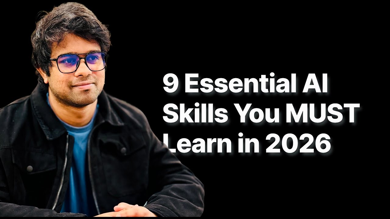 9 Essential AI Skills You MUST Learn in 2026 (For Product Designers & Builders)