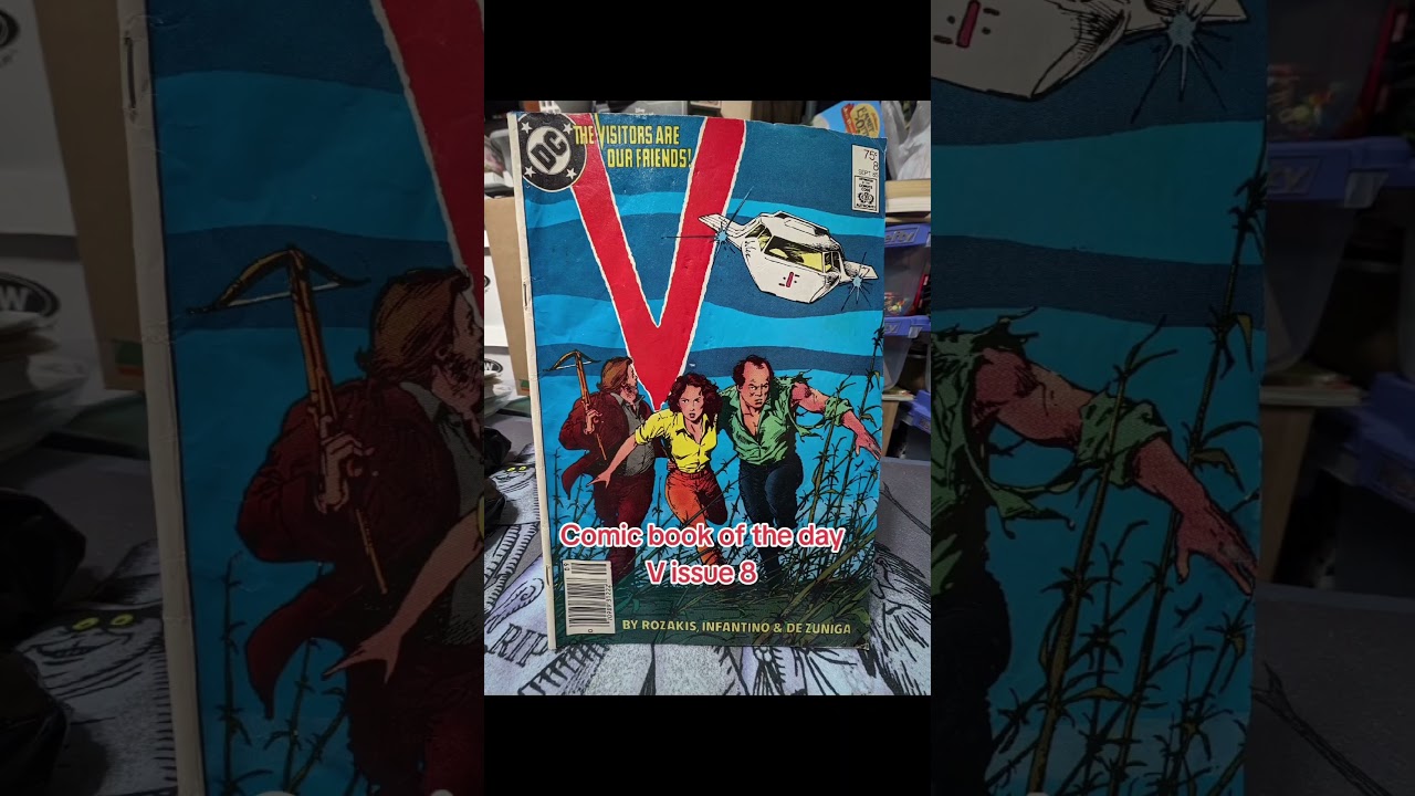 Comic book of the day V issue 8 by DC Comics September 1985#v #visitors #80s #80stvseries #dccomics