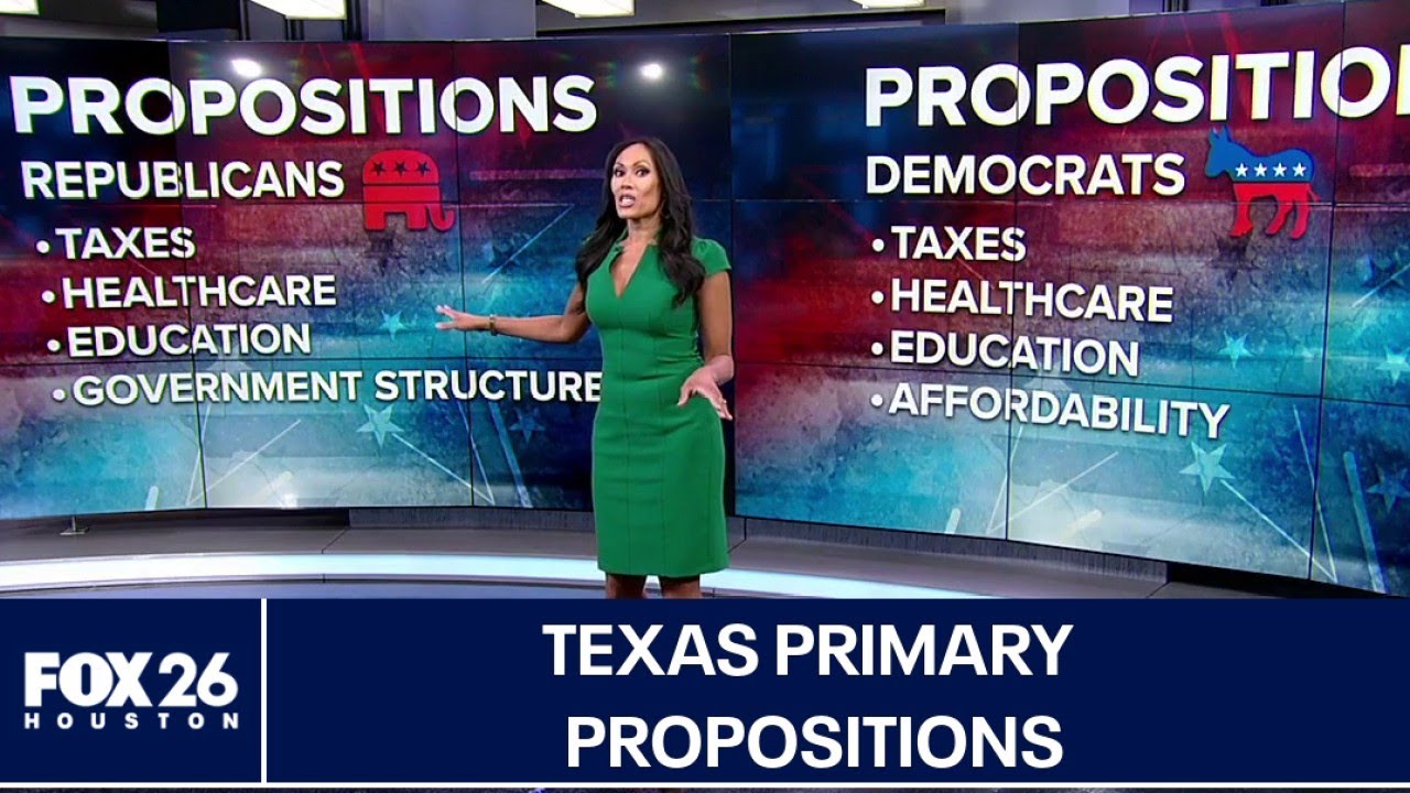 Texas Primary 2026: Propositions on the ballot