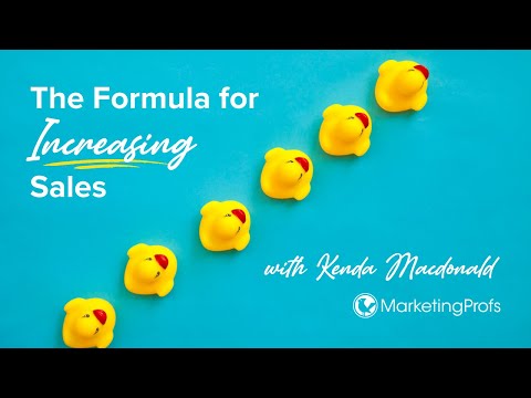 Kenda Macdonald: The Formula For Increasing Sales