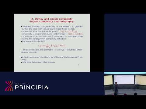 Horatiu Nastase: Krylov complexity from circuit complexity and from instantons
