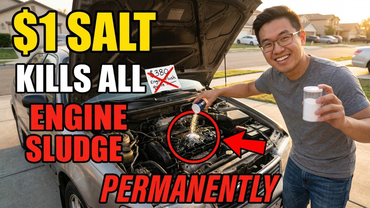 $1 Salt KILLS Engine Oil Sludge PERMANENTLY — Big Auto Spent Millions Making Sure You'd FORGET
