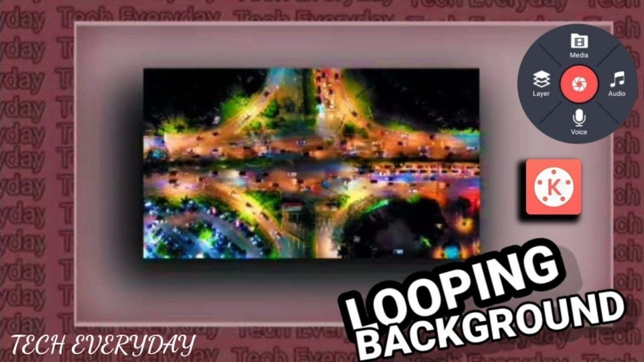 Looping Background In KineMaster || Mobile Video Editing