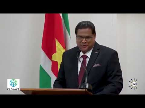 President Chan Santokhi - United business Fair Suriname 2024 | Suriname ...