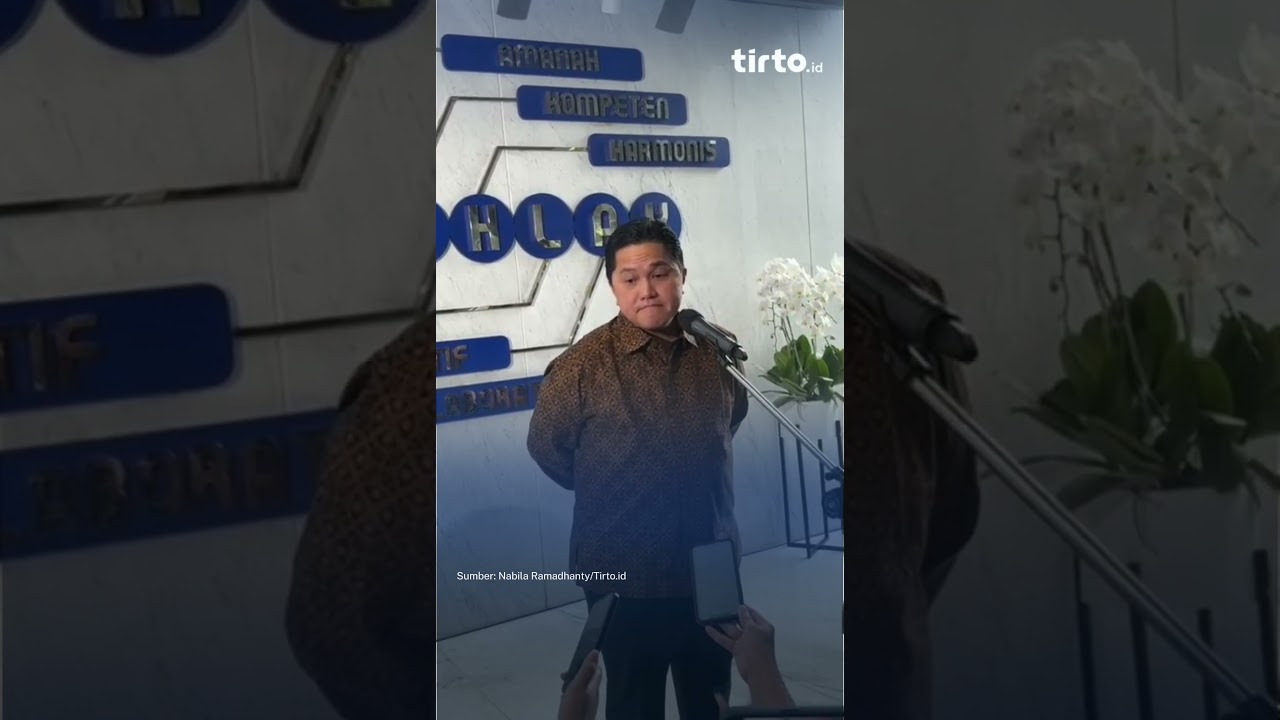 Ditanya Soal TNI Aktif Jadi Dirut Bulog, Erick Thohir: Penyegaran